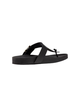 Tory Burch Womens Sandals Black Footwear Flats