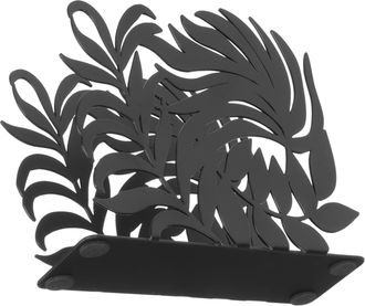 Garneck Serviettenhalterung Aus Eisen Mit Tropischem Pflanzenmuster Serviettenhalter F&uuml;r K&uuml;che Und Esszimmer Praktischer Serviettenst&auml;nderhalter F&uuml;r Zuhause U