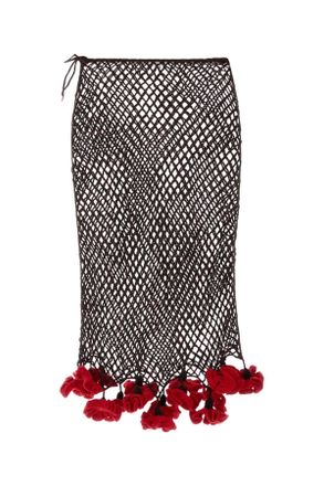 Alaia Skirt Crochet Skirt - Brown