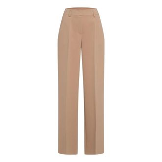 Marc Aurel Femme, Pantalons, Brun, Taille: 42 FR Pantalon de style classique avec poches arri&egrave;re surpiqu&eacute;es