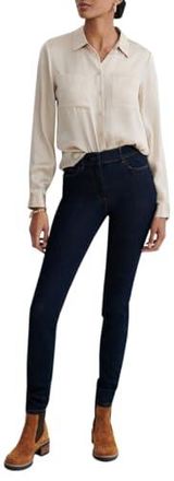 Caroll Femme Sk000-jeanneb Blouse, Beige, 36 EU