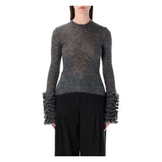 Alaia Damen, Strickwaren, Grau, XSGr&ouml;&szlig;e