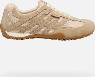 Geox Schuhe Snake Original Dame Beige/off-white