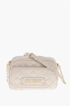 Moschino LOVE Quilted Faux Leather Camera Bag size Unica