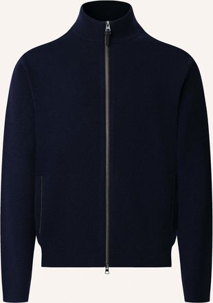 Hackett Strickjacken Cardigan Milano Fzip blau