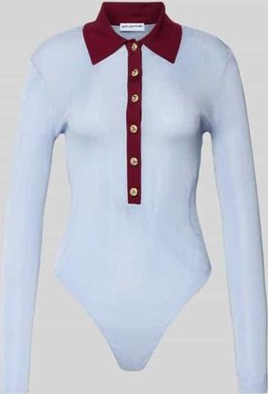 Self Portrait Bodysuit mit Umlegekragen