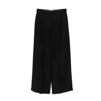Brunello Cucinelli Plissee-Palazzohose - - Trousers - Damen - Schwarzk - M