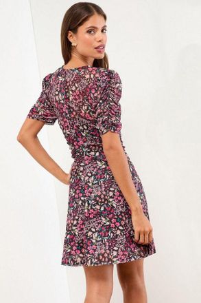 Lipsy Minikleid Lipsy Jersey-Kleid mit R&uuml;schen (1-tlg)