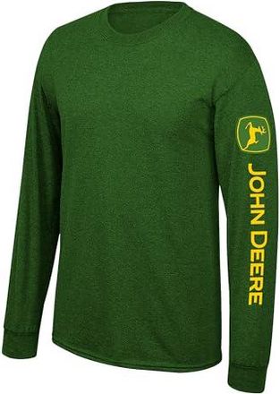John Deere Mens Green Long Sleeve Trademark T-Shirt (XX-Large)