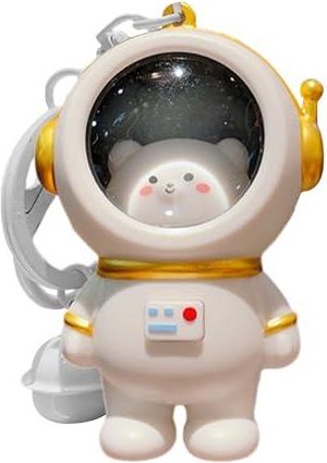 Generic Porte-cl&eacute;s figurine - Mini pendentif lumineux - Accessoire de sac &eacute;l&eacute;gant - Aspect brillant en forme dastronaute - D&eacute;coration de cl&eacute; cr&eacute;ative - Gadget