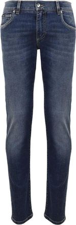 Dolce & Gabbana Homme, Jeans, Bleu, Taille: M Jeans Slim-fit