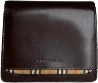 Burberry unisex, Pre-owned, Brun, Taille: ONE Size Portefeuille Vintage Pre-owned