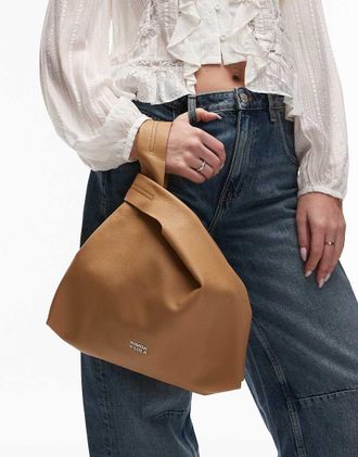 Bimba & Lola Sac cabas taille moyenne en cuir - Sahara-Marron