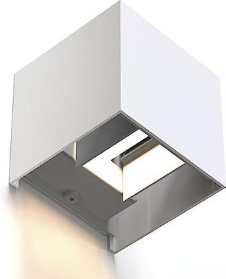 Hama LED Wandleuchte (WLAN Lampe für innen und außen IP 44, Smart Home Lampe steuerbar per App und Sprache, dimmbar 2700 K - 6500 K, smarte Lampe mit einst