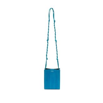 Jil Sander Femme, Sacs, Bleu, Taille: ONE Size Sac bandouli&egrave;re en cuir