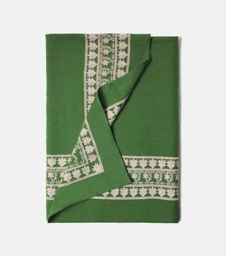 Les-Ottomans Bestickte Tischdecke