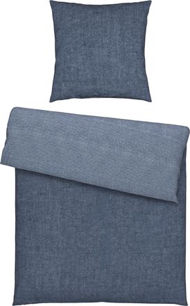 Novel Wendebettw&auml;sche, Dunkelblau, Textil, 135x200 cm, pflegeleicht, hautfreundlich, Schlaftextilien, Bettw&auml;sche, Bettw&auml;sche, Wendebettw&auml;sche