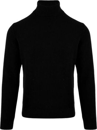 FILIPPO DE LAURENTIIS Homme, Pulls, Noir, Taille: L ML Treccia Turtleneck