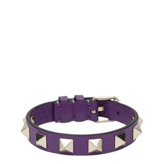 Valentino Garavani Bracelet Rockstud - Femme - Accessoires - Violet - Taille: ONE Size