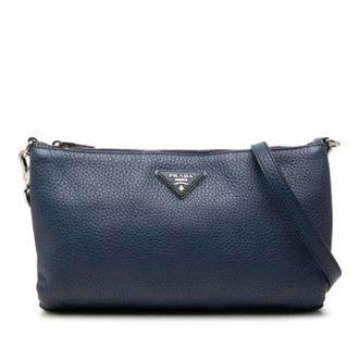 Prada Pre-owned Vintage Crossbody Bag - - Pre-owned - Damen - Blau - ONE SIZE