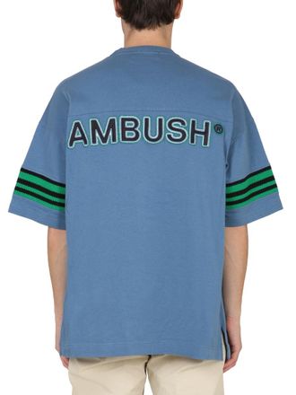 AMBUSH Striped Crossbar T-Shirt - Blue