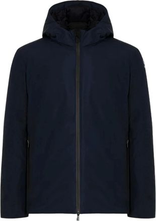 Suns Homme, Vestes, Bleu, Taille: XL Parka en polyester avec logo et capuche