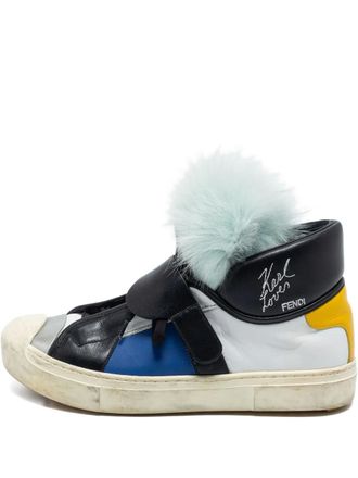 Fendi baskets Karlito - Blanc