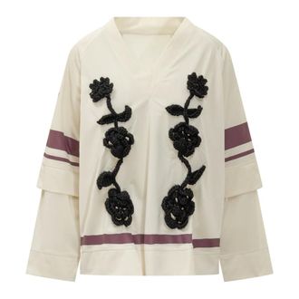 Ganni Femme, Blouses et Chemises, Multicolore, Taille: 34 FR League Long Sleeve