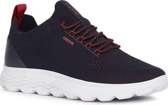 Geox Herren U SPHERICA Sneaker, Blue, 47 EU