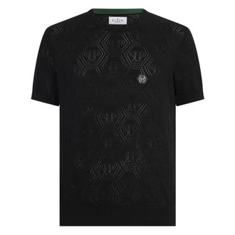 Philipp Plein Herren, Strickwaren, Schwarzk, MGr&ouml;&szlig;e