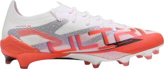 Puma Ultra Ultimate Fu&szlig;ballschuhe mit festem Boden f&uuml;r Damen (Wei&szlig;/Rot)
