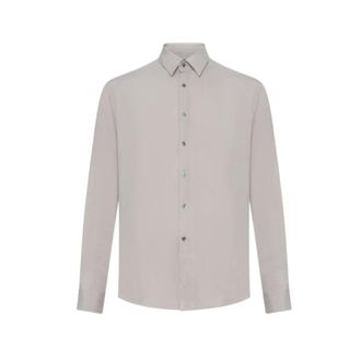 low brand Homme, Chemises, Gris, Taille: 2XL Casual Chemises