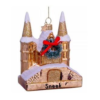 Vondels [W] Ornament Glass Gold De Sneeker Waterpoort H10cm