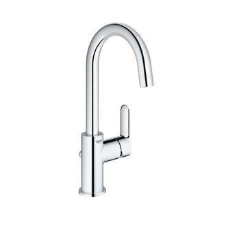 GROHE Bauedge - Miscelatore Monocomando L Per Lavabo, Con Piletta Di Scarico, Cromato 23760000