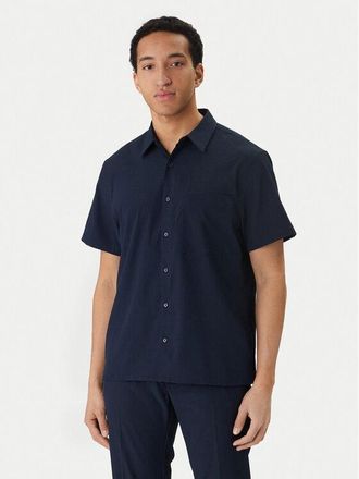 Calvin Klein Hemd LV04LF109G Dunkelblau Classic Fit