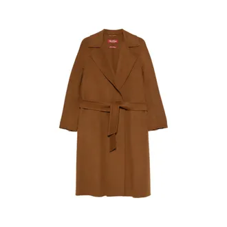Max Mara Belted Notch-lapel Coat