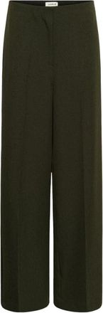 Soaked In Luxury Pantalon large - Femme - Pantalons - Vert - Taille: 36 FR