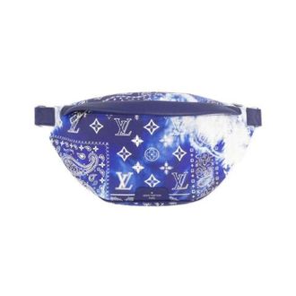 Louis Vuitton Pre-owned Monogram Bandana Discovery Bum Bag Calf Shoulder Bag - - Pre-owned - Damen - Blau - ONE SIZE