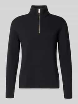 Lindbergh Strickpullover mit Stehkragen und Rei&szlig;verschluss