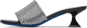 Loriblu Femme, Chaussures, Multicolore, Taille: 40 EU Mules en cuir verni orn&eacute;es de cristaux