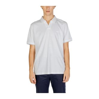 Calvin Klein Jeans Wei&szlig;es Baumwoll Polo Shirt Herren - - Tops - Herren - Wei&szlig; - 2XL