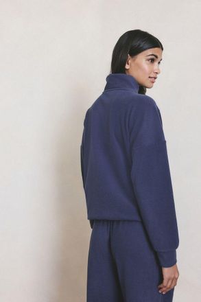 Next Fleecejacke Fleece mit halben Rei&szlig;verschluss (1-St)