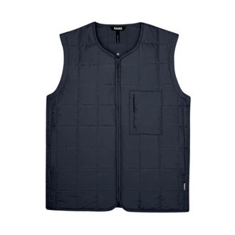 Rains Stylische Navy Liner Weste - - Jackets - Damen - Blau - M