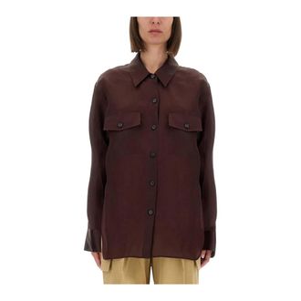 Khaite Matteo Shirt - - Blouses & Shirts - Damen - Rot - S