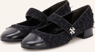 Tory Burch Tory Burch Mary-Jane-Ballerinas Mit Glitzergarn blau