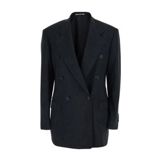 Tagliatore Doppelreihige Jacke mit klassischem Revers - - Jackets - Damen - Schwarzk - M