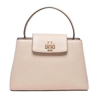 Tory Burch Britten Satchel - - Bags - Damen - Beige - ONE SIZE