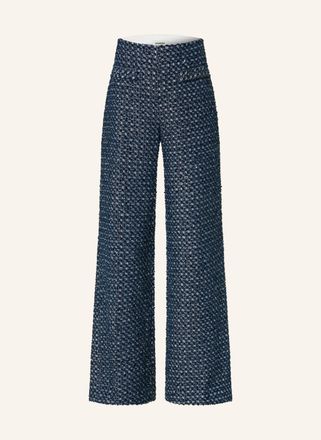 Sandro Sandro Marlenehose Aus Tweed Mit Pailletten blau