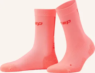 CEP Cep Laufsocken Core Run Ultralight Mid Cut Light Cushion orange