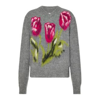 Maison Margiela Damen, Strickwaren, Grau, SGr&ouml;&szlig;e
